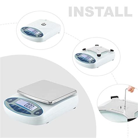 RESHY Lab Scale 5000g X 0 01g High Precision Digital Analytical 0 01g