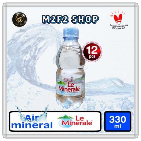 Promo Air Mineral Le Minerale Botol Mini Plastik Pet 330 Ml Kemasan