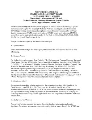 Fillable Online Files Dep State Pa NPDES And WQM Public Notice