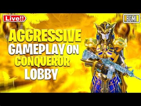 Conqueror Rank Push Ace Dominater To Conqueror Ii Bgmi Rush Gameplay