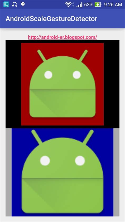 Android Er Implement ScaleGestureDetector On Individual ImageView