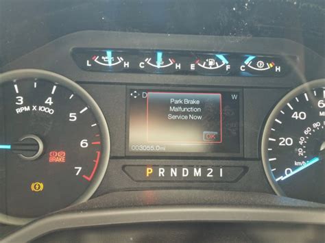 Ford F Park Brake Malfunction Activate Service Now