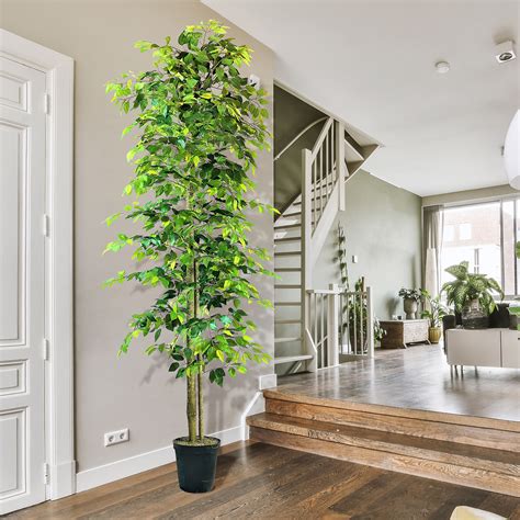 Primrue 120 Faux Ficus Tree In Pot Reviews Wayfair Canada