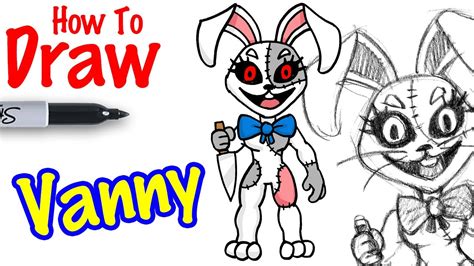 How To Draw Vanny FNAF Security Breach YouTube