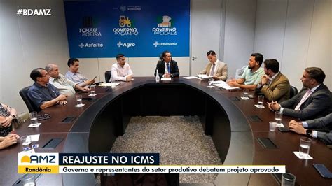 Governador sanciona lei que aumenta ICMS para 21 em Rondônia
