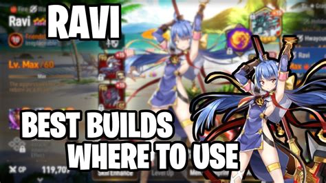 Ravi Best Builds Where To Use Stat Guidelines Epic Seven YouTube