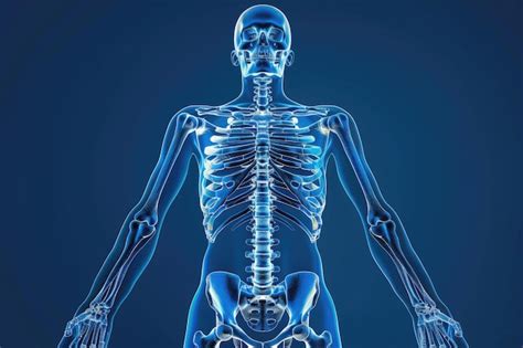 Premium Photo Anterior Or Front View Of Xray Of Accurate Human