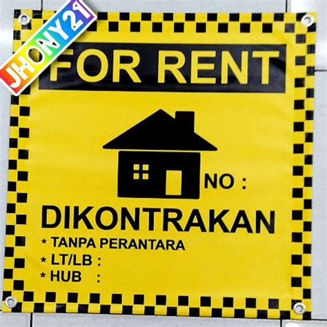 Jual Spanduk Banner Iklan Property Kontrakan Shopee Indonesia