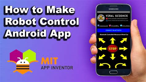 Make Android APP To Control Robot MIT APP INVENTOR YouTube