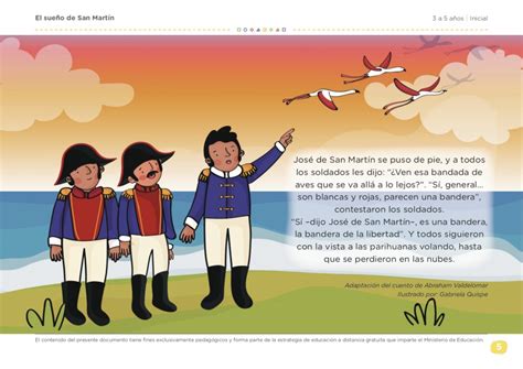 CUENTO EL SUEÑO DE SAN MARTIN PARA INICIAL en PDF Ministerio de