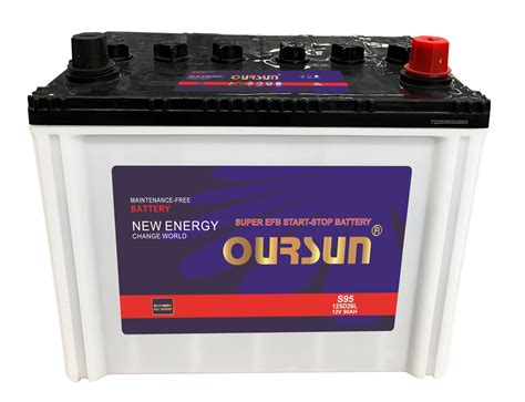 Whli Oursun Efb S95 125D26L Ehanced Flooded Start And Stop Auto Battery