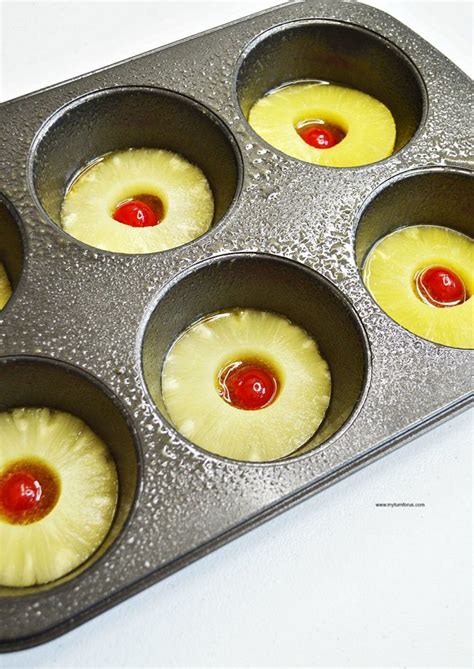 Easy Upside Down Pineapple Cupcakes My Turn For Us