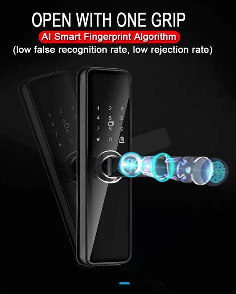 Serrure de porte biométrique à empreintes digitales Z1 K7 Pro serrure