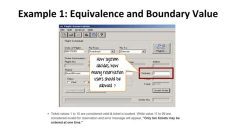 boundary value analysis and equivalence partitioning with examples 1 2 pptx