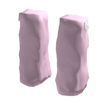 Kawaii Pink Fur Leg Warmer Boots With Pink Bows Roblox