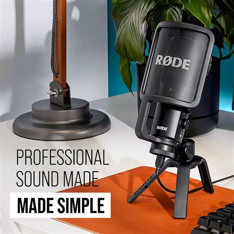 RØDE NT USB Versatile Studio quality Condenser USB Microphone with Pop