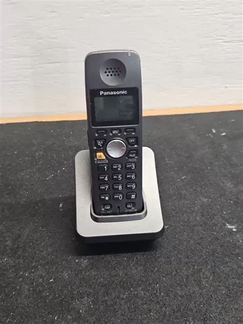 Tel Fono Inal Mbrico Panasonic Kx Tga B Ghz Y Soporte Eur