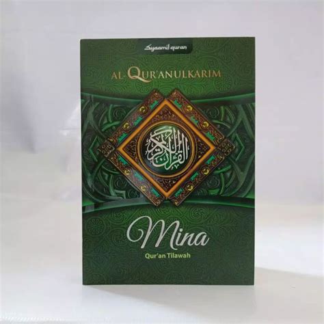 Jual Al Quran Tilawah Mina Syaamil Quran A6 Shopee Indonesia