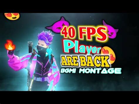 40 Fps Bgmi MONTAGE 4 Finger Gyroscope Unknown Brain X Rival By