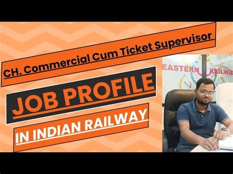 Job Profile Of Chief Commercial Cum Ticket Supervisor RRB NTPC New