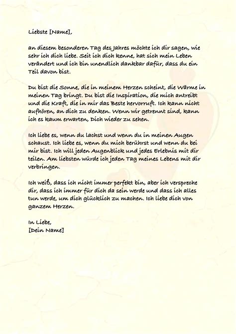 Liebesbrief schreiben Mustertexte und Vorlagen für Sie Ihn