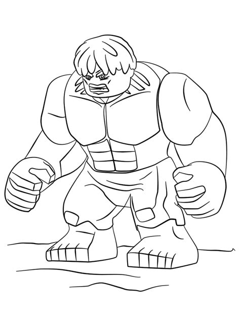 Lego Marvel Hulk Da Colorare Scarica Stampa O Colora Subito Online