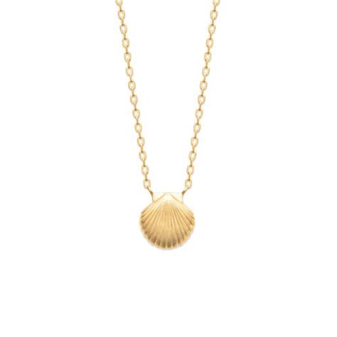 Collier Nerina Bijoux Collier Coquillage Plaque Or Luceybijoux
