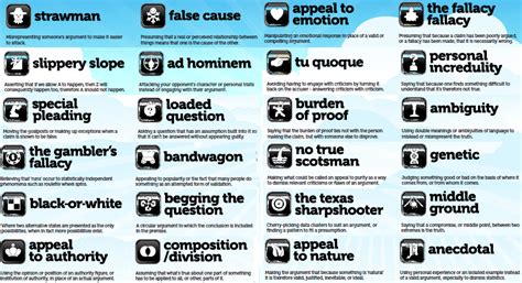 Identify And Explain Logical Fallacies