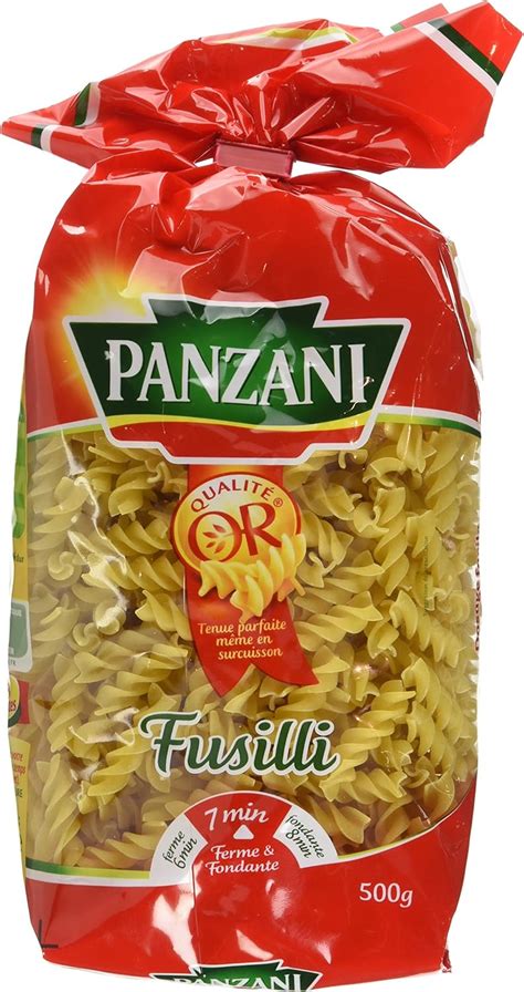 Panzani Pâtes Fusilli 500 g Lot de 6 Amazon fr Epicerie