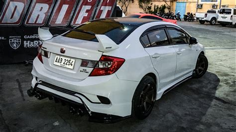 Full Exhaust System On A Honda Civic Youtube