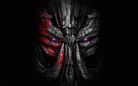 Megatron Transformers The Last Knight Red Knight Hd Wallpaper