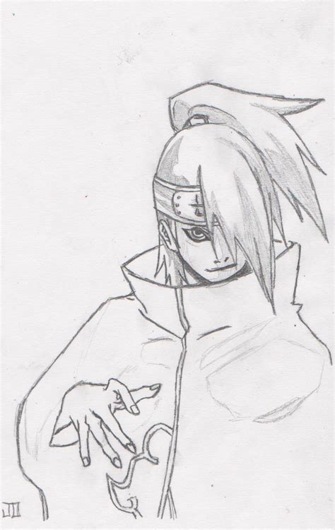 Naruto The Way Of Naruto Croquis Deidara De Yagami Raito
