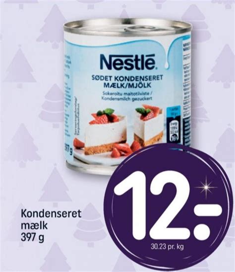 Nestlé Kondenseret mælk Rema 1000 december 2022 Alle Tilbudsavis