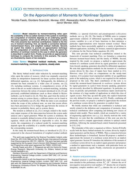 pdf on the approximation of moments for nonlinear systems
