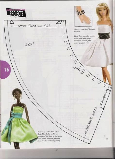 Resultado De Imagem Para Barbie Clothes Free Sewing Patterns Free