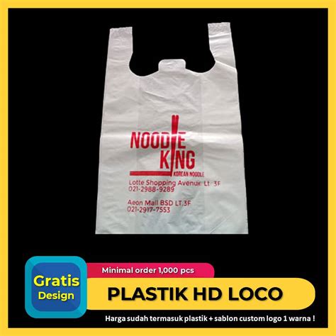 PLASTIK HD LOCO PUTIH SUSU Jasa Sablon Plastik 0859 7597 6232