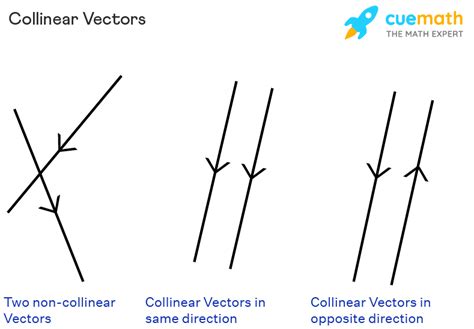 collinear vectors definitions conditions examples