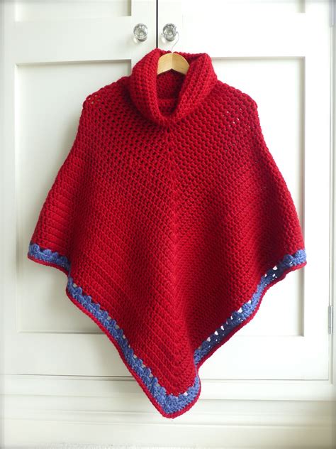 Printable Crochet Poncho Pattern
