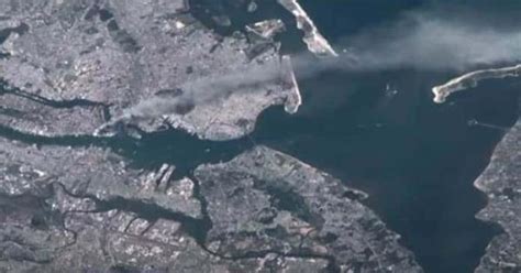Así se vio desde el espacio el ataque del 11 S a las Torres Gemelas