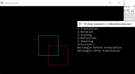 2d transformations in computer graphics using c by mohammed taukir sheikh medium