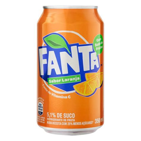 An Orange Soda Can With The Word Fanta On It