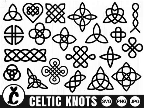 Celtic Knots SVG PNG Digital Cut File Commercial Etsy UK