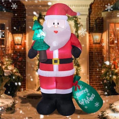 Holiday 85 Ft Height Christmas Inflatable Santa Outdoor Decorations