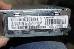 Código de radio Renault Código de radio