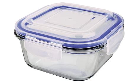 Pote de Vidro Hermético Quadrado 520ml VDR8852 Sortidos Euro