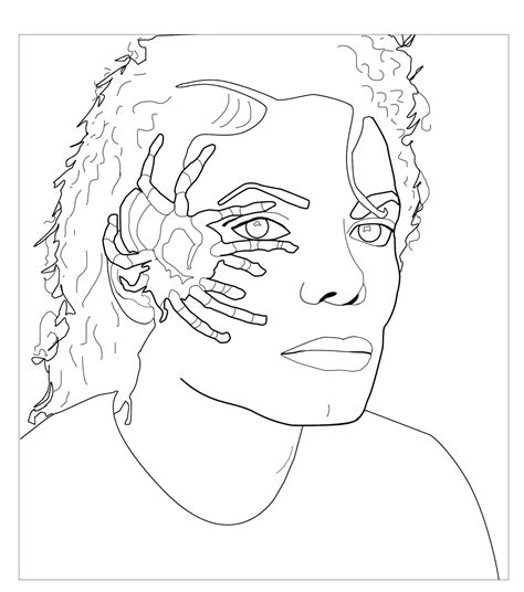 Michael Jackson Ou Rei Do Rap Para Colorir Imprimir E Desenhar