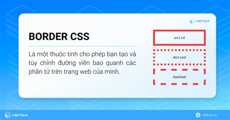 Border CSS là gì 8 thuộc tính cần biết để thiết kế web