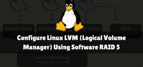 How To Configure Raid 5 Software Raid In Linux Using Mdadm