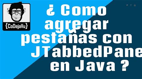 Como agregar pestañas con JTabbedPane en Java YouTube