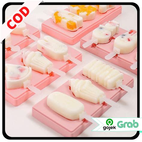 Jual KAISSO CETAKAN STICK ES KRIM PUDDING SILIKON WADAH PENCETAK ICE